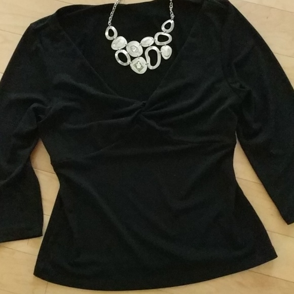 Mixit | Tops | 25 Mix It Black Top | Poshmark
